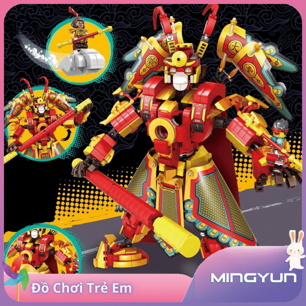 Lego King Monkey King Wukong King Model Puzzle ชุดของเล่น | Shopee Thailand