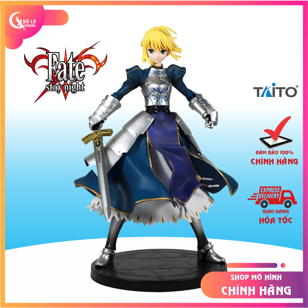 Fate / stay night Model - Saber Figure Artoria Pendragon ของแท้ Taito ...