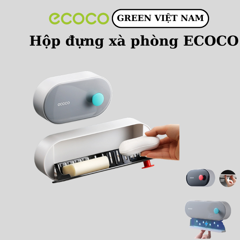Ecoco กล่องสบู่ห้องน้ํา E2119,E2120 - เครื่องจ่ายสบู่พร้อมฝาปิดพลิก | Shopee Thailand