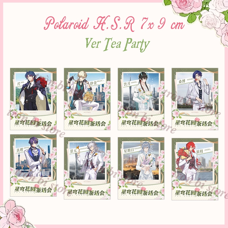 Polaroid Hsr ver Tea Party 7 x 9.3 ซม. กระดาษอิมัลชันทองคําเคลือบ ...