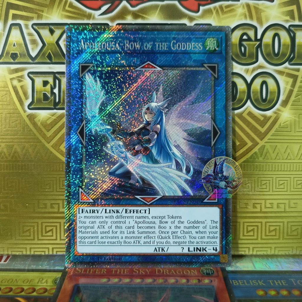 Apollousa โบว์แห่งเทพธิดา (Alternate Art) – RA02-EN040 – Platinum Secret Rare [การ์ด Yugioh ...