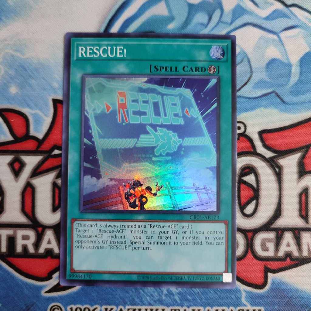 การ์ด YUGIOH - AE - RESCUE! - CR01-AE173 - Super Rare - Quick Play ...