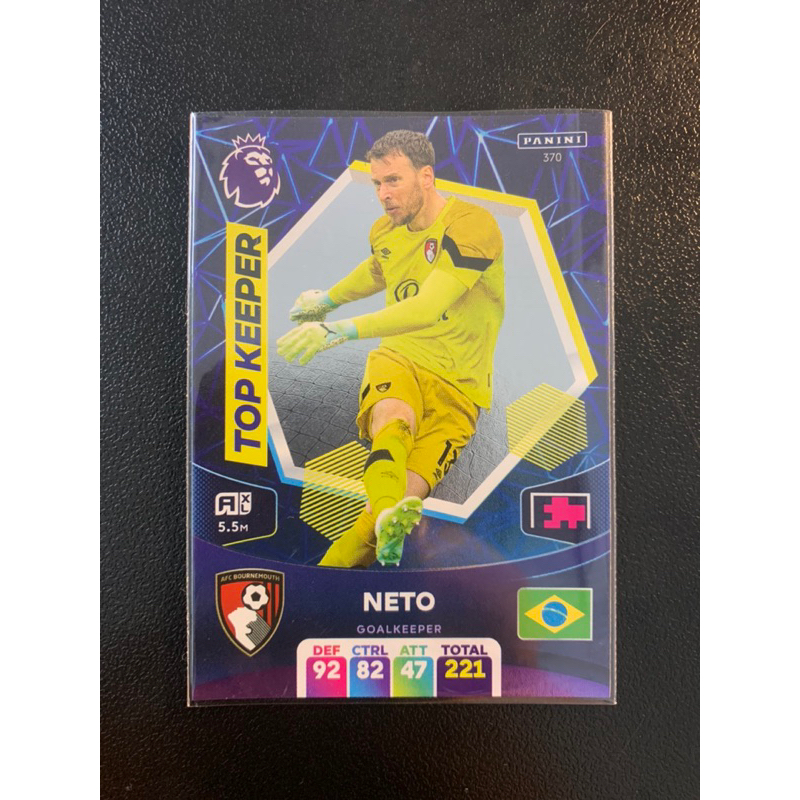 I510 Neto Top Keeper Bournemouth Panini Adrenalyn XL 2023/24 การ์ด ...