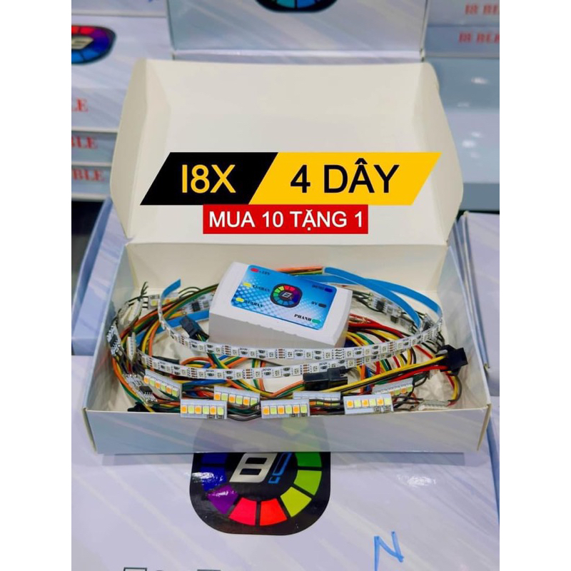 Audi i8X 4 สาย i8X วงจร Led 2 สาย i8-A11 และ A8pro A11pro พร้อมการปรับแอป | Shopee Thailand