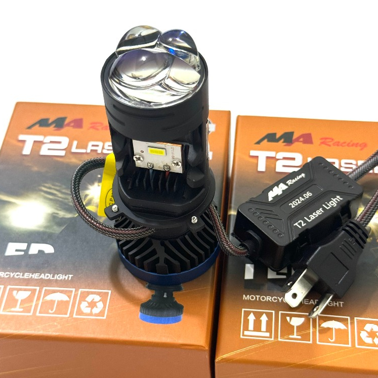 Mini T2 Lazer Bi-ทรงกลม Led ไฟหน้า, T2 Lazer MA Racing 2024 Bi-Led ไฟ ...