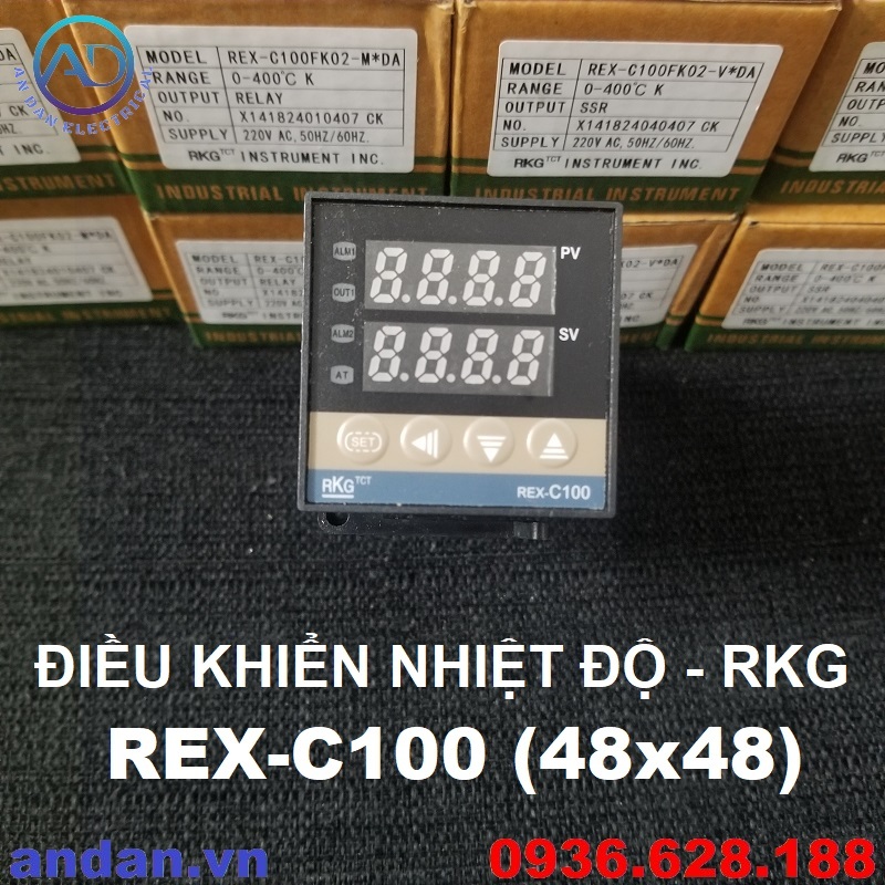 ตัวควบคุมอุณหภูมิ REX-C100, การควบคุมอุณหภูมิ C100 48x48 มม . 0-400 C 0 ...