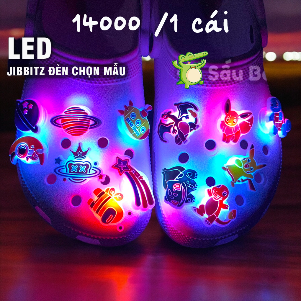 สติ๊กเกอร์/เสน่ห์/jibbitz, Stiker/Cham/Jbit LED Light, Charm With Light ...