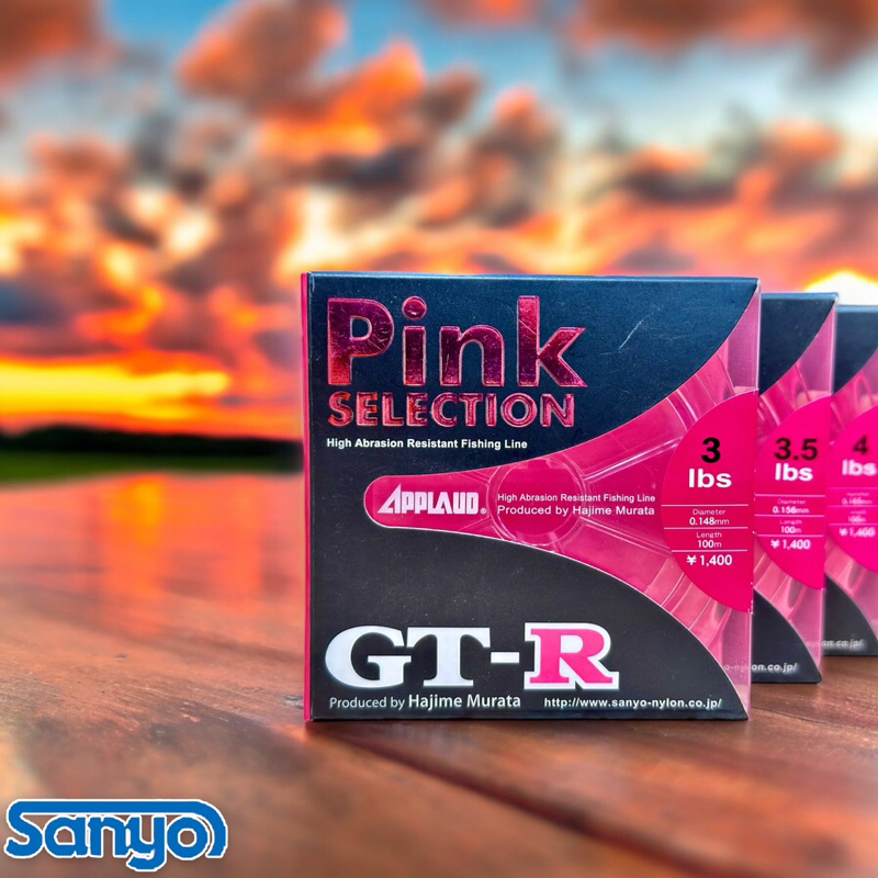 สายตกปลาไนลอน Sanyo GT-R PINK SELECTION | Shopee Thailand