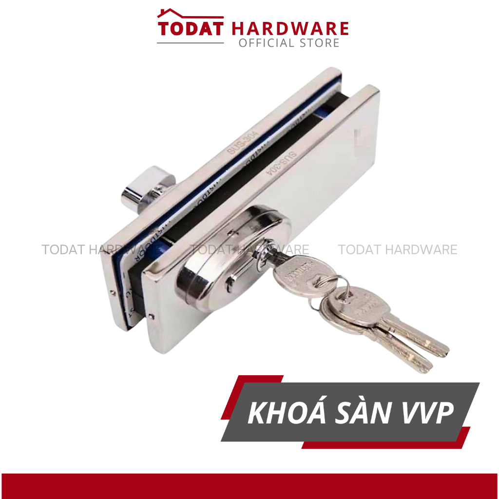 VVP Stainless Steel FL50 FLOOR HINGES GLASS DOOR LOCK - ล็อคขาประตู ...