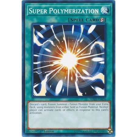 Yugioh - การ์ด Super Polymerization ภาษาอังกฤษ - SDSH-EN026 - รุ่นที่ 1 ทั่วไป | Shopee Thailand