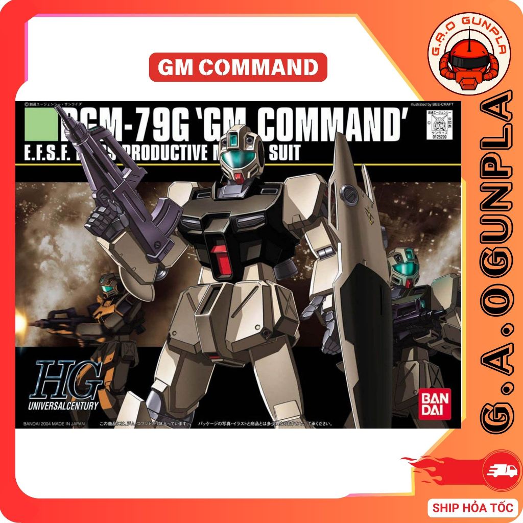 กันดั้ม Bandai 1 / 144 HGUC GM COMMAND Assembly Model | Shopee Thailand