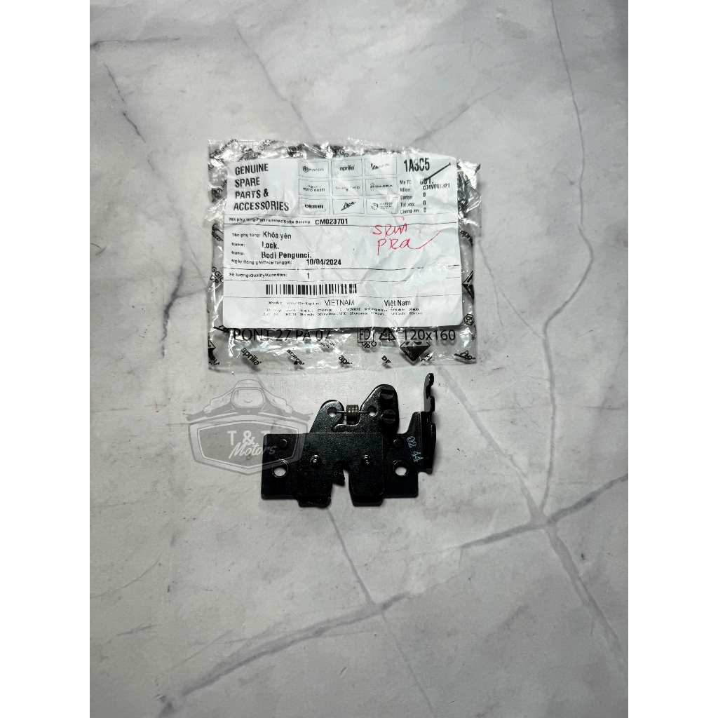 ล็อคเบาะหลัง (ฝาครอบซีล) Vespa Sprint, Primavera, Piaggio Liberty ABS ...