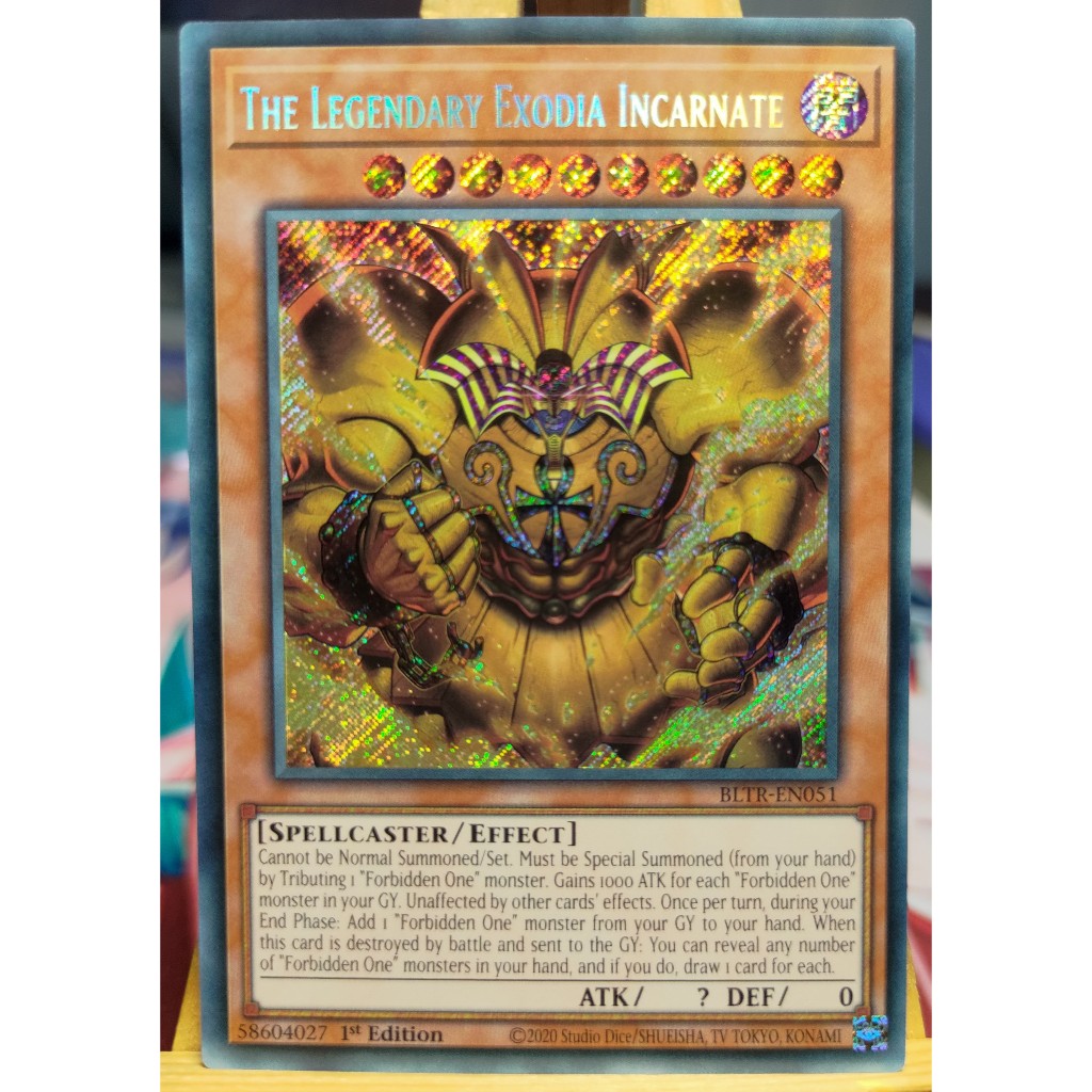 [KW2 Yugioh] [EN-UK] The Legendary Exodia Incarate Card - BLTR-EN051 ...