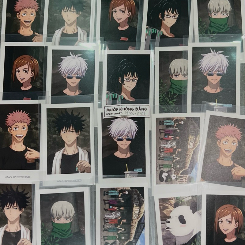 [Available Jjk - P33] Jutsu KAISEN Card ver Zoom GOJO MEGUMI TOGE YUJI ...