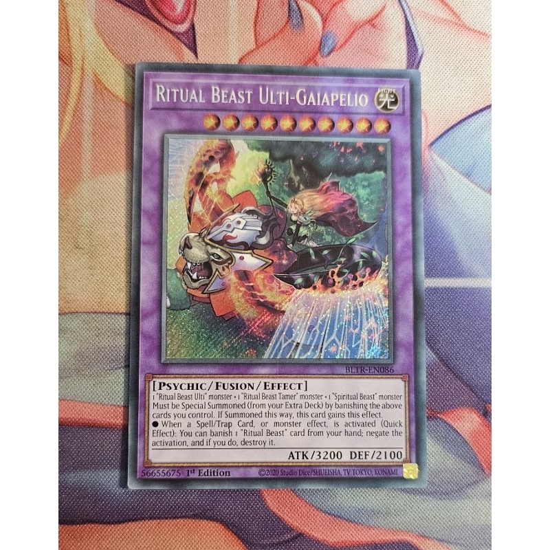 การ์ด Yugioh : Ritual Beast Ulti-Gaiapelio (TCG) | Shopee Thailand