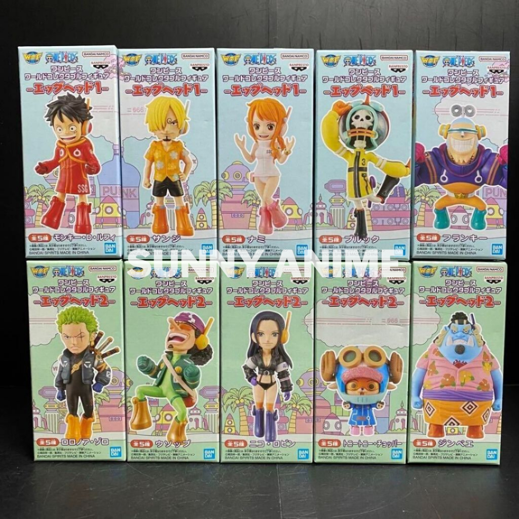 ของแท้ One piece Model - Onepiece Team Egghead Vol.1 & Vol.2 wcf Straw Hat - One piece wcf Model ...