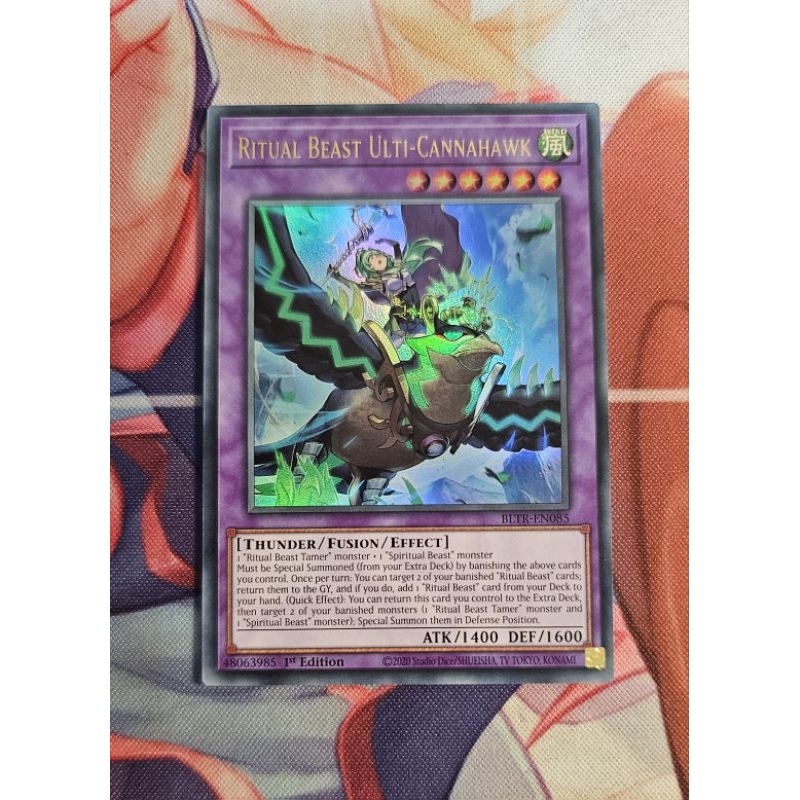 การ์ด Yugioh : Ritual Beast Ulti-Cannahawk (ศิลปะทดลอง / TCG) | Shopee Thailand