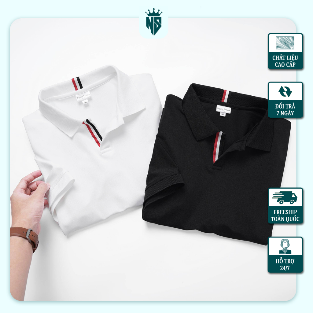 Ns Prime เสื้อยืดโปโลผู้ชายคุณภาพสูง 2 สี | Shopee Thailand