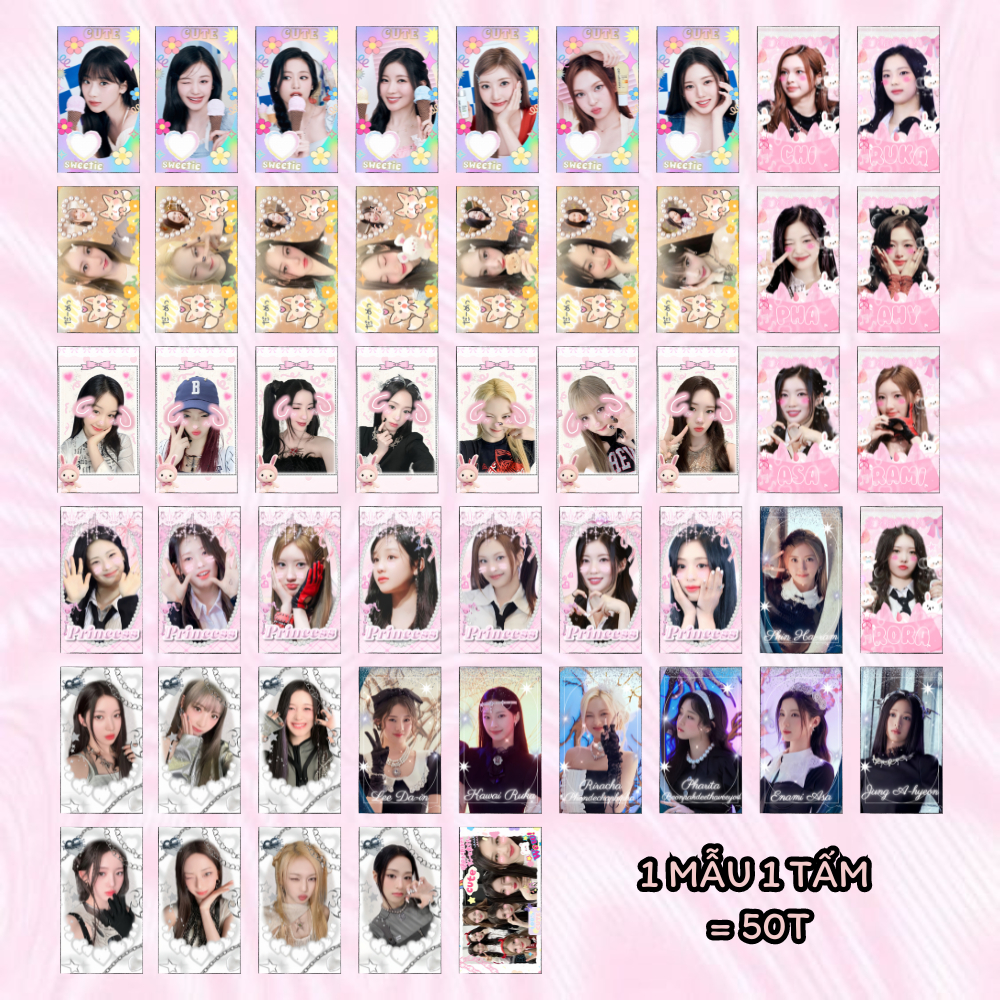 50c CARD DES BABYMONSTER (อ่านแคร์ฟูลดี้) | Shopee Thailand
