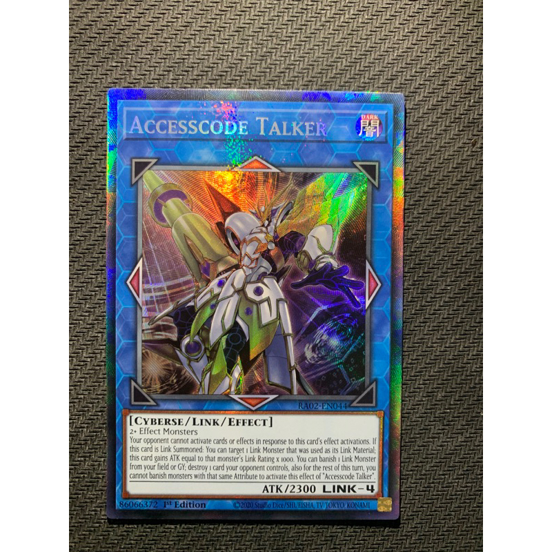 ยูกิโอ! การ์ดยูกิโอ! Ra02-en044 Accesscode Talker Ultimate Rare | Shopee Thailand