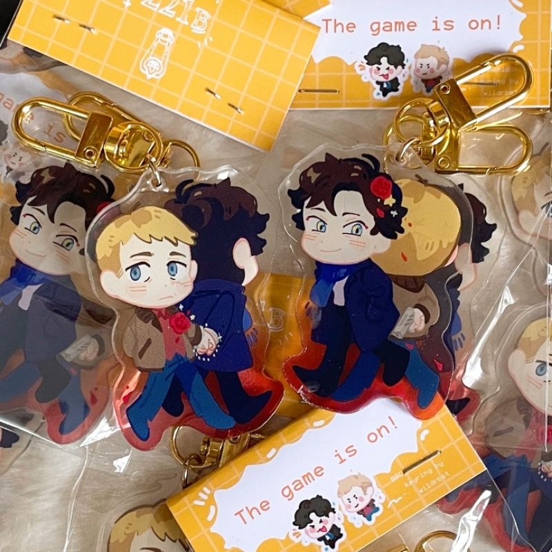 พวงกุญแจ Johnlock [BBC Sherlock] | Shopee Thailand