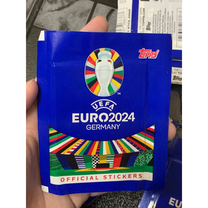 Topps EURO 2024 PLAYER STICKER PACK (6 ภาพ) | Shopee Thailand