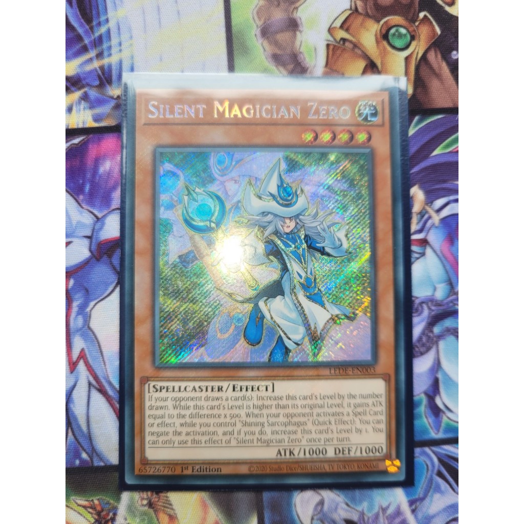 การ์ด Yugioh - TCG (UK) - Silent Magician Zero / LEDE-EN003 | Shopee Thailand