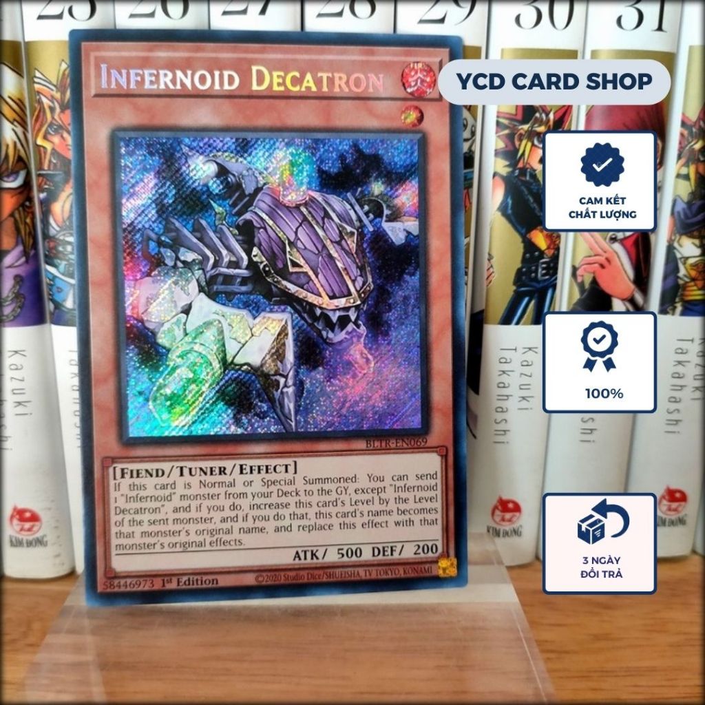 [YCDcardgame] การ์ด Yugioh ของแท้ Infernoid Decatron - Secret Rare | Shopee Thailand