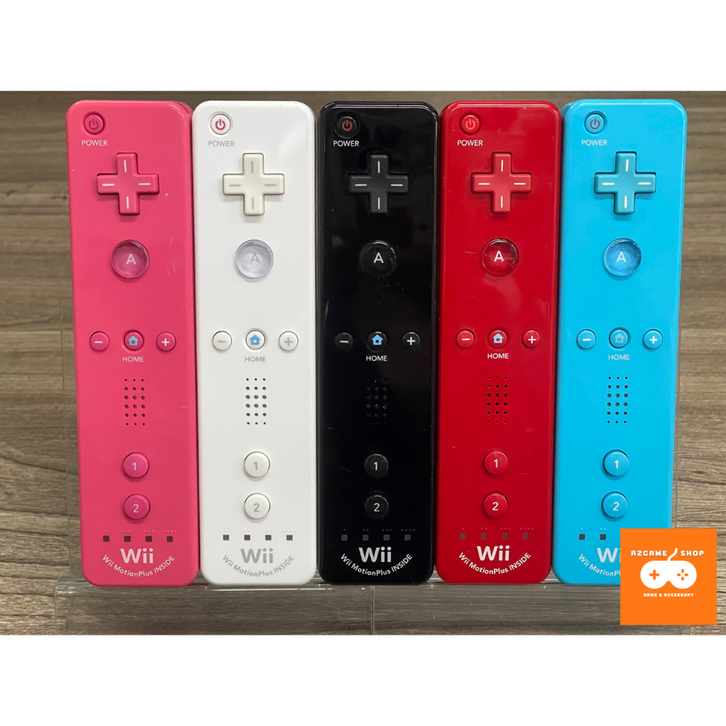 รีโมทคอนโทรล Wii ของแท้และคอนโซลเกม Wii Remote Motion Plus สําหรับเกม ...