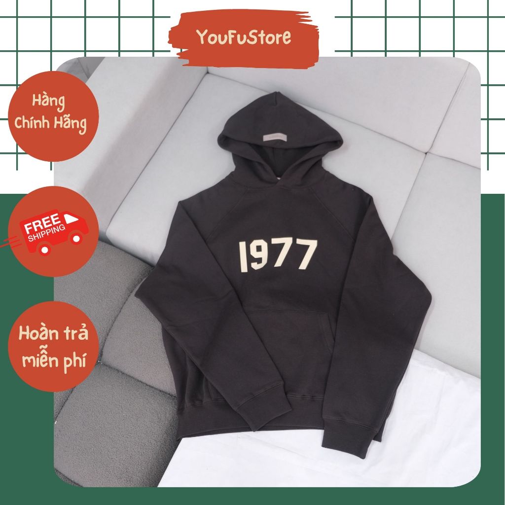 Essential Hoodie FOG 1977 Iron Black ของแท้ I YouFu Store | Shopee Thailand