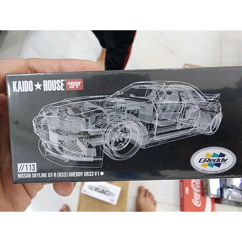 Nissan Skyline GT-R(R33) Greddy GR33 V1 1:64 MiniGT x Kaido House รถ ...