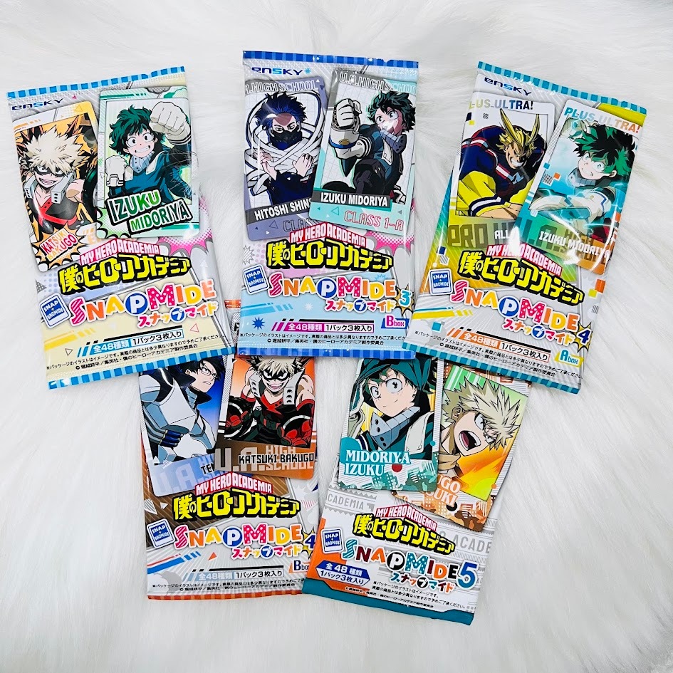 [มีจําหน่าย] My Hero Academia MHA Snap Pack diginity Snapmide 1 - 3B ...