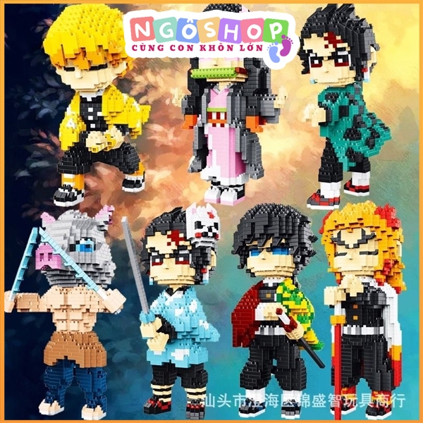 Le.go ประกอบโมเดล Holy Killer Inosuke, ของเล่นปริศนาบล็อกก่อสร้าง ...