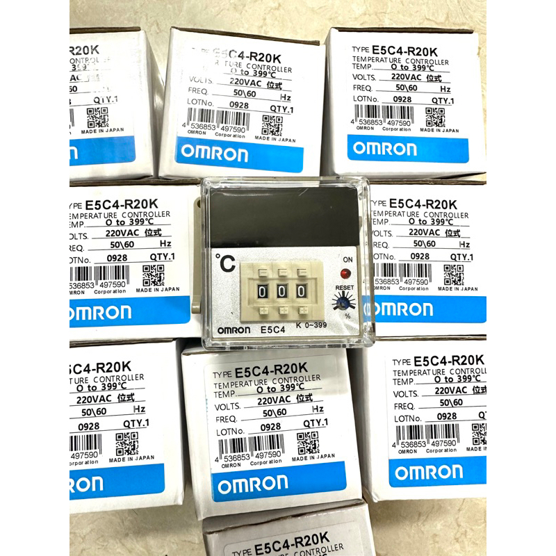 Omron E5C4 เครื่องควบคุมอุณหภูมิ OMRON E5C4 รวมฐานมิเตอร์ความร้อน ...