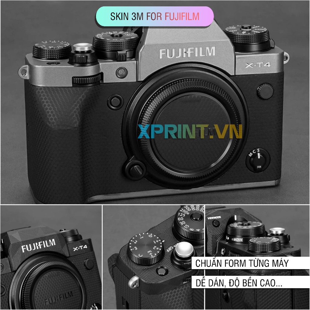 สติ๊กเกอร์และผิวหนัง 3M สําหรับกล้อง Fujifilm XS10, XT3/ XT4/ XT5, XT50, xt100, xt200 | Shopee ...