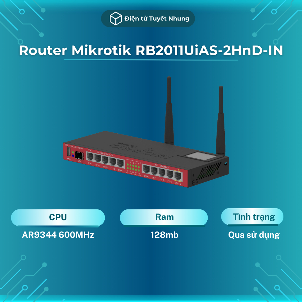 Mikrotik RB2011UiAS-2HnD-IN Load Balancing Router, อุปกรณ์ทรงตัวโหลด ...