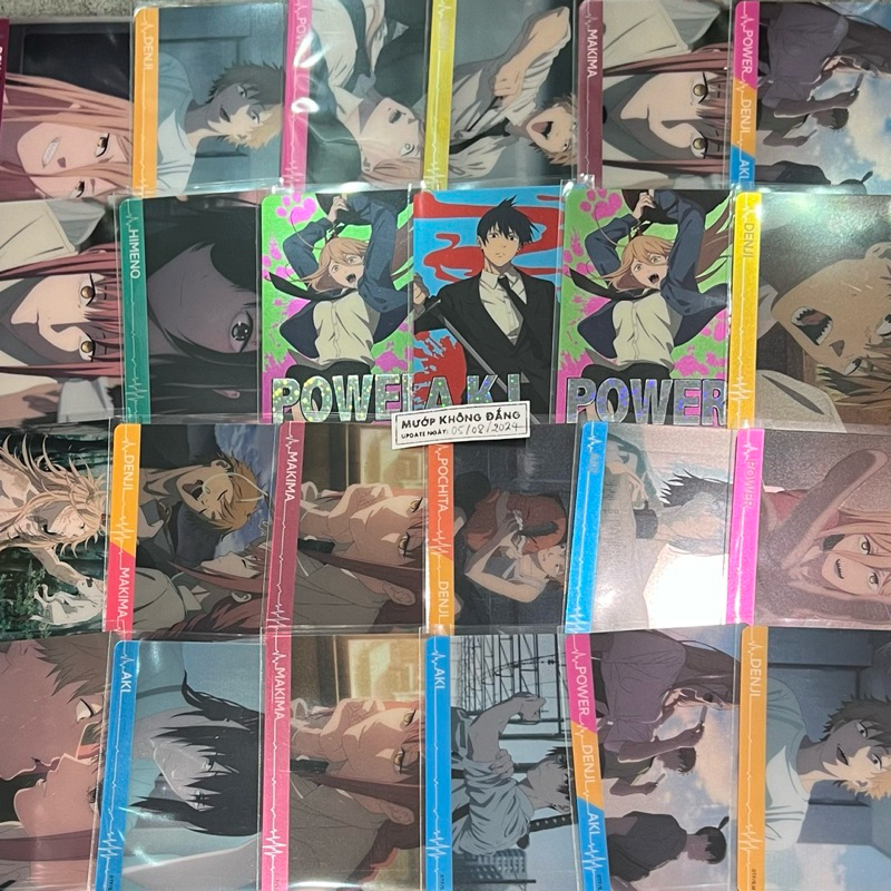 [มี Csm - P04] CHAINSAW MAN การ์ดโลหะ digitity vol 1 vol 2 DENJI POWER ...