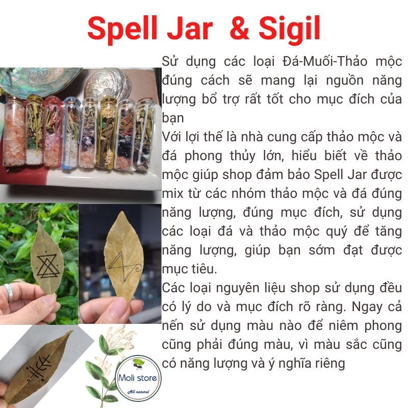 Sigil Laurel & Spell Jar Song An Eco | Shopee Thailand