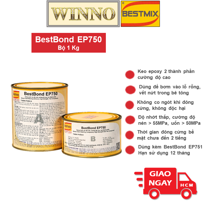 [จัดส่งด่วน] ชุด 1 กก. BestBonde EP750 High Strength Epoxy ...