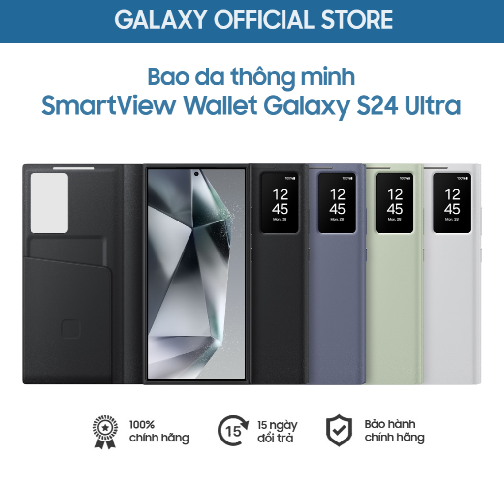 Smartview - Smart View Wallet Galaxy S24 Ultra Smart เคสหนัง - สินค้า ...