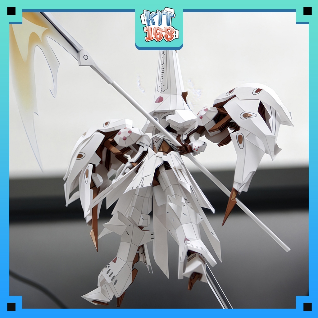 โมเดลกระดาษ เกมอนิเมะ หุ่นยนต์กันดั้ม SD Machine Messiah AUGE ...