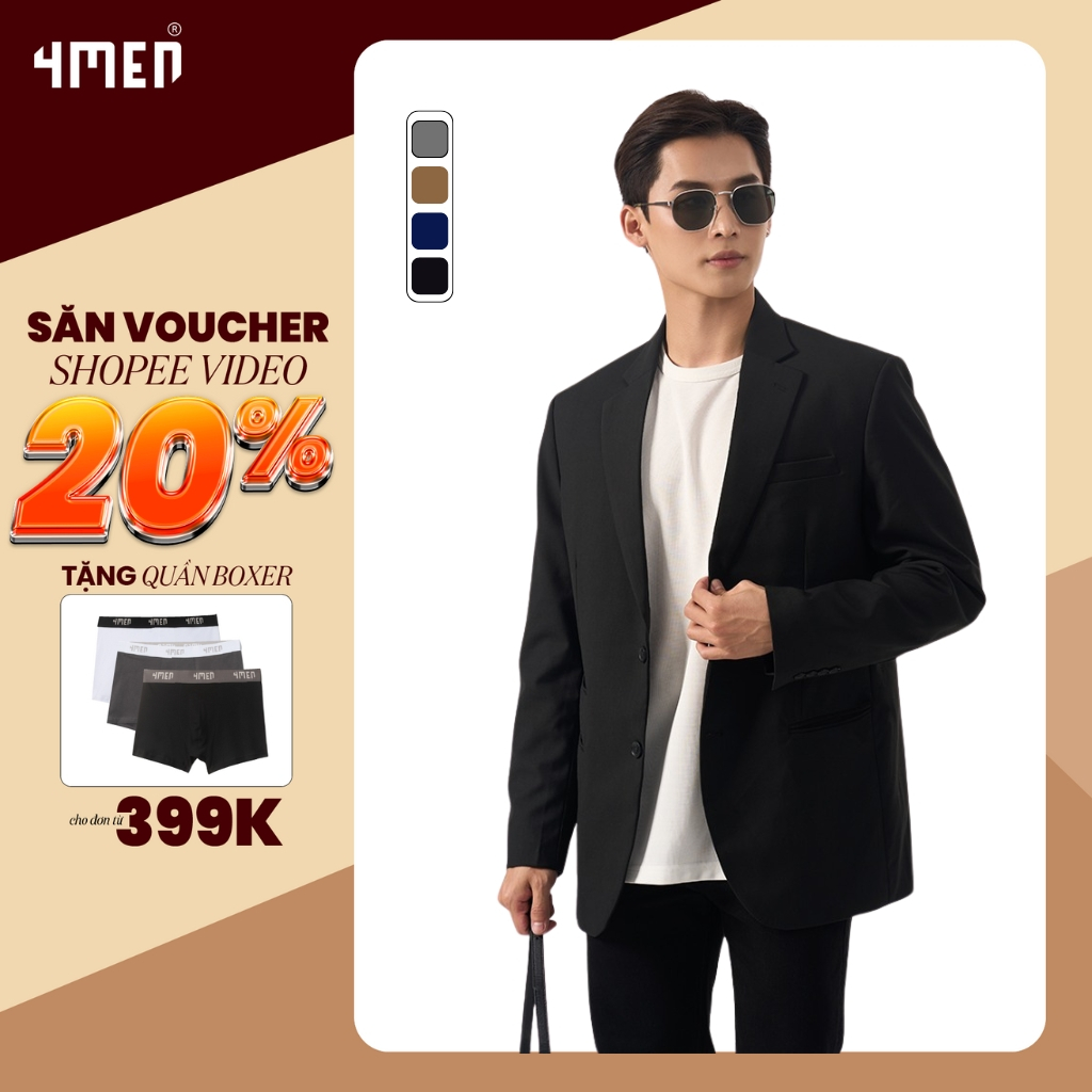 Slimfit Mens Plain Vest 4MEN AV039 กระเป๋า 2 ชั้น เรียบหรู ออฟฟิศ ผ้านุ่ม | Shopee Thailand