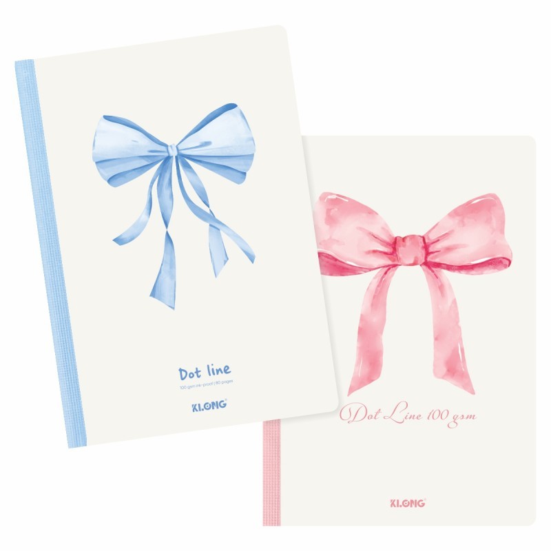 Klong Pastel Coquette B5 Dotted Notebook 100gsm 80 120 หน้า MS 860 861 ...