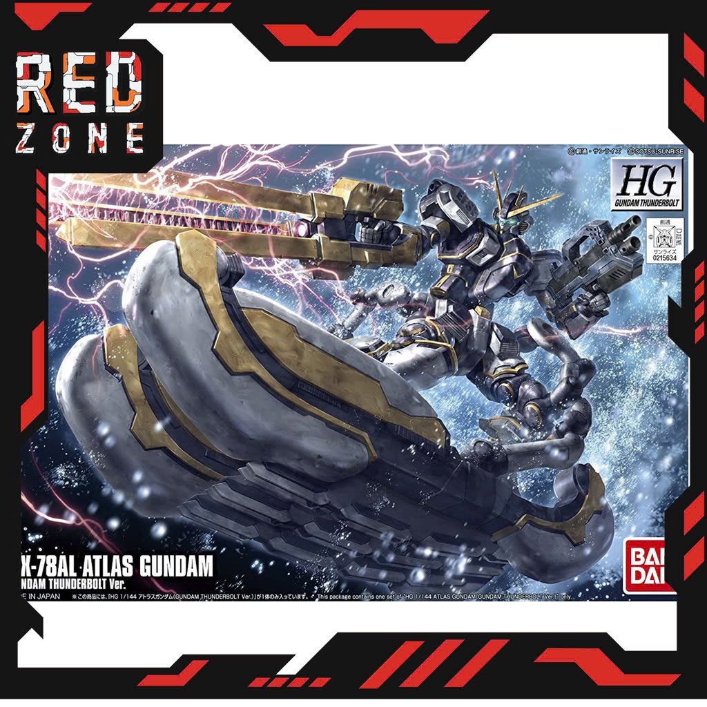 Bandai 1/144 HG THUNDERBOLT RX-78AL Atlas Gundam Serie HG กันดั้มโมเดล ...