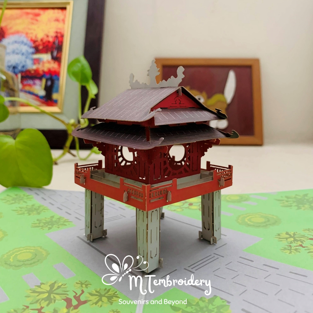 3d Card Of Temple Of Literature Tu Giam Kue Van Cac Hanoi - Temple Of ...