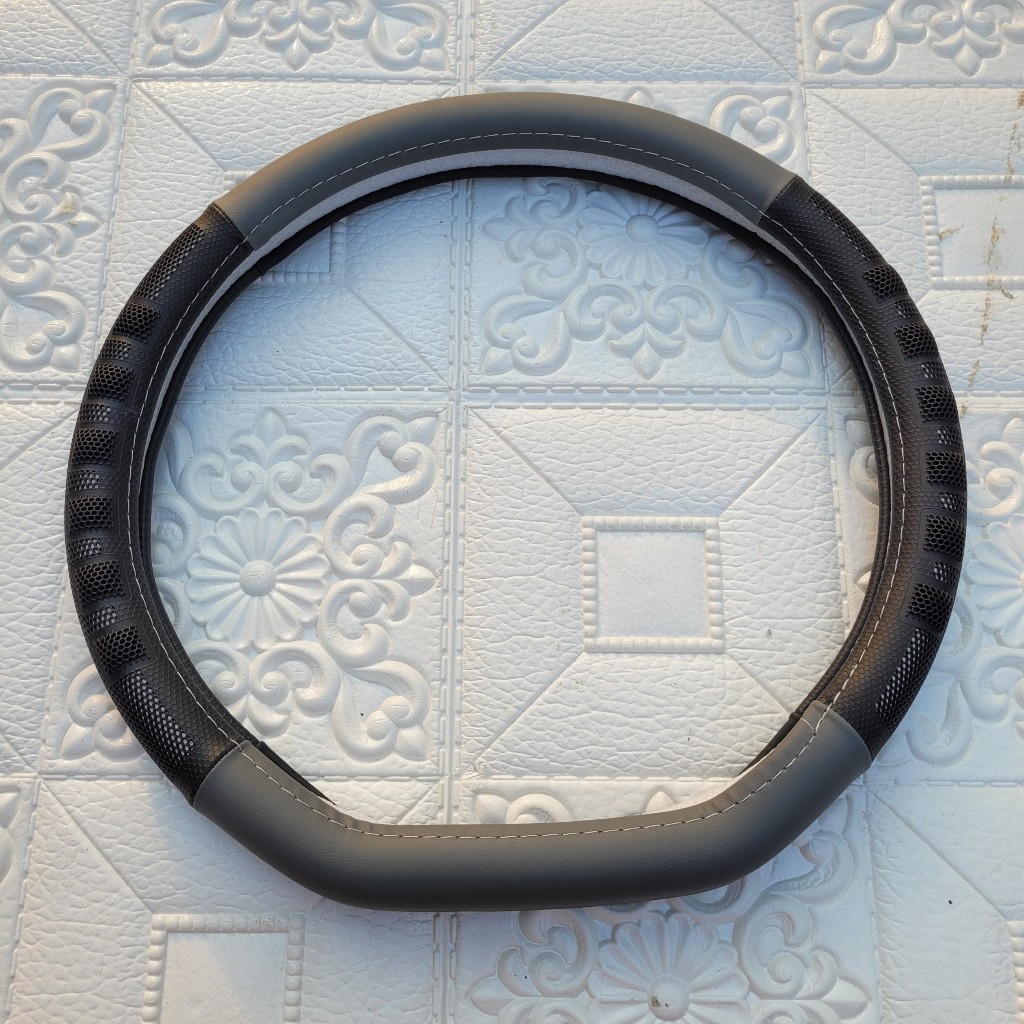 ฝาครอบพวงมาลัย D Cut SPARKCO ลายรังผึ้ง 3D ขนาด 38 สําหรับรถยนต์ทุกรุ่น ...