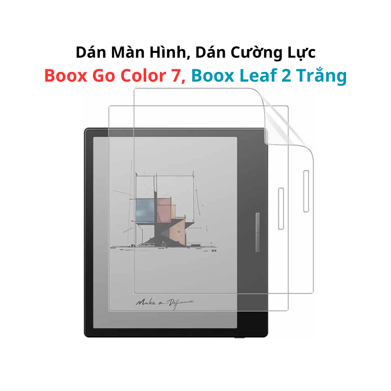 สติ๊กเกอร์หน้าจอ / Boox Go Color 7, Boox Leaf 2 สีขาว, Boox Go Color 7 Boox Leaf 2 สีขาว ...