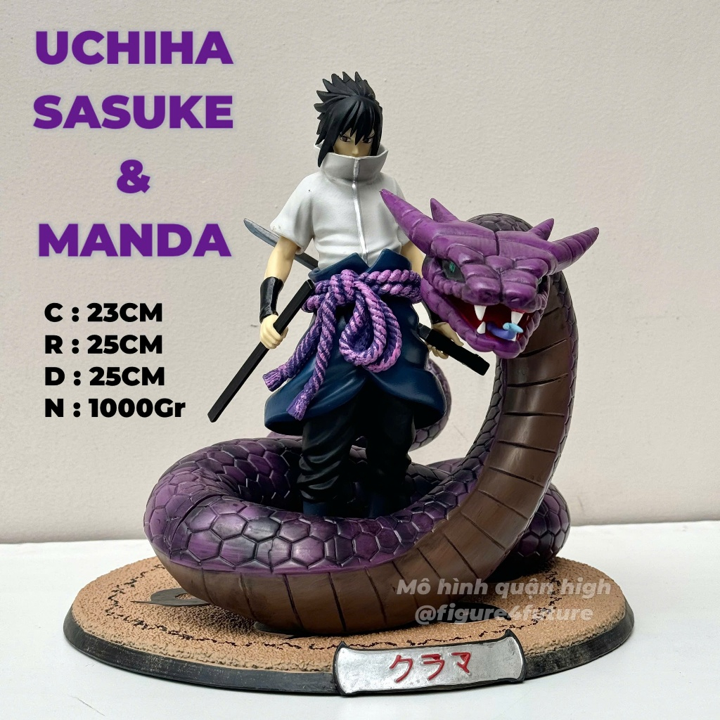 (F1 - 23cm) คมมาก รุ่น Uchiha Sasuke และ Manda งู - รุ่น Sasuke พร้อม ...