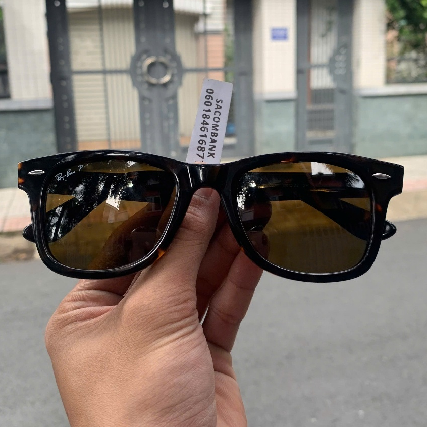 [ ภาพถ่ายจริง ] แว่นตา Wayfarer P Van Tra - เฉพาะในป้องกันรังสียูวีและ ...