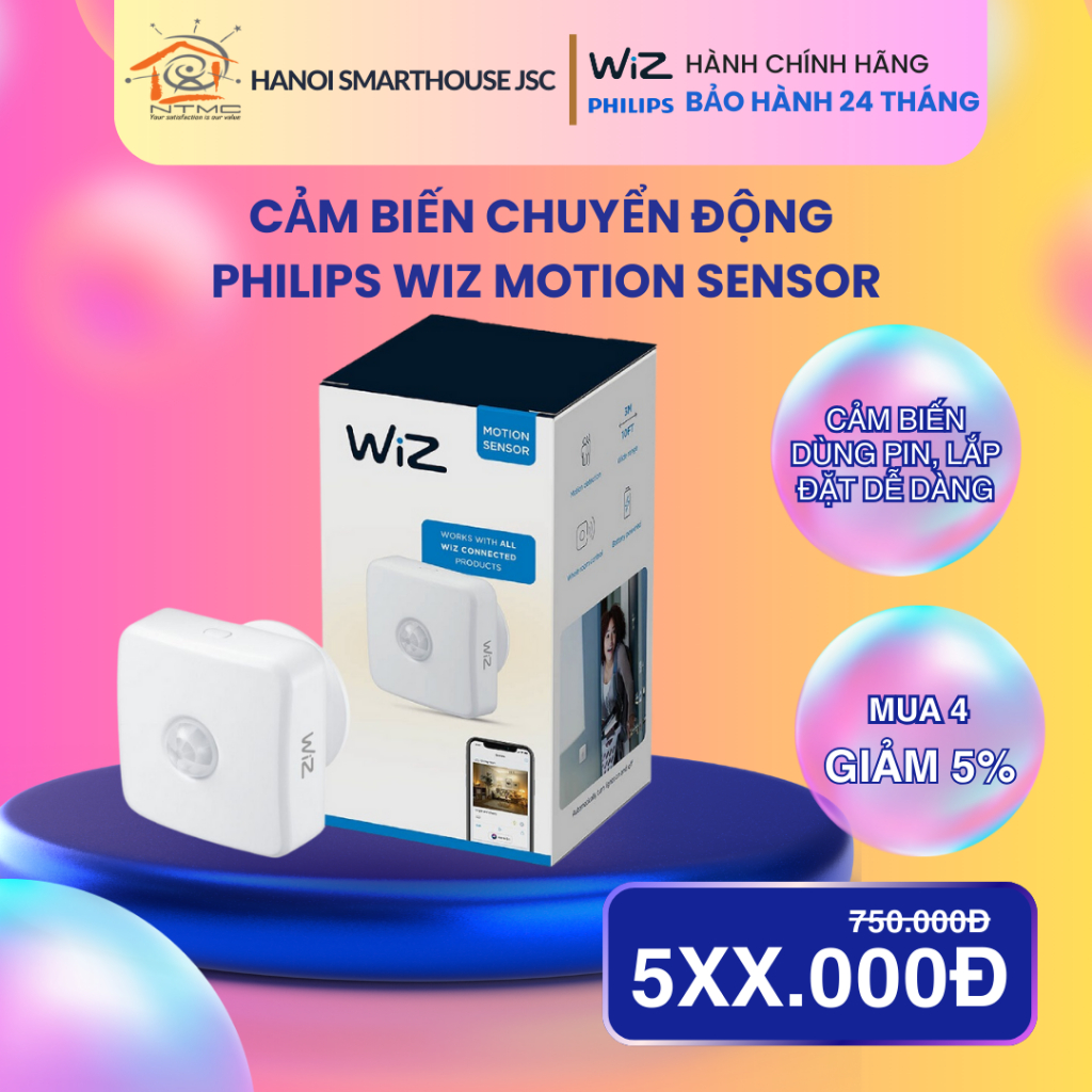 Philips WiZ Smart Motion Sensor | Shopee Thailand